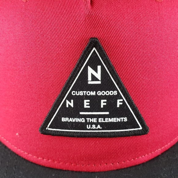 Neff | Accessories | Neff Custom Goods Braving The Elements Red Black ...